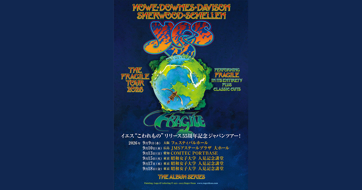 YES：THE FRAGILE JAPAN TOUR 2026